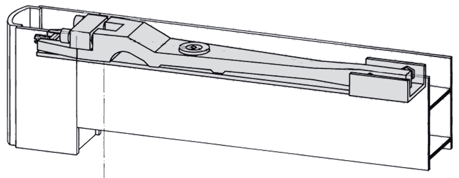 France Quincaillerie - BRAS DU HAUT POUR PIVOT RTS 85 DORMA