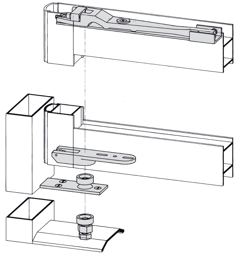 France Quincaillerie - BRAS DU HAUT POUR PIVOT RTS 85 DORMA