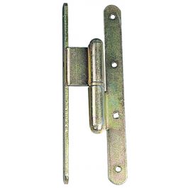 France Quincaillerie - PAUMELLE RENFORCEE CONTRE-COUDEE ACIER CHROMATE